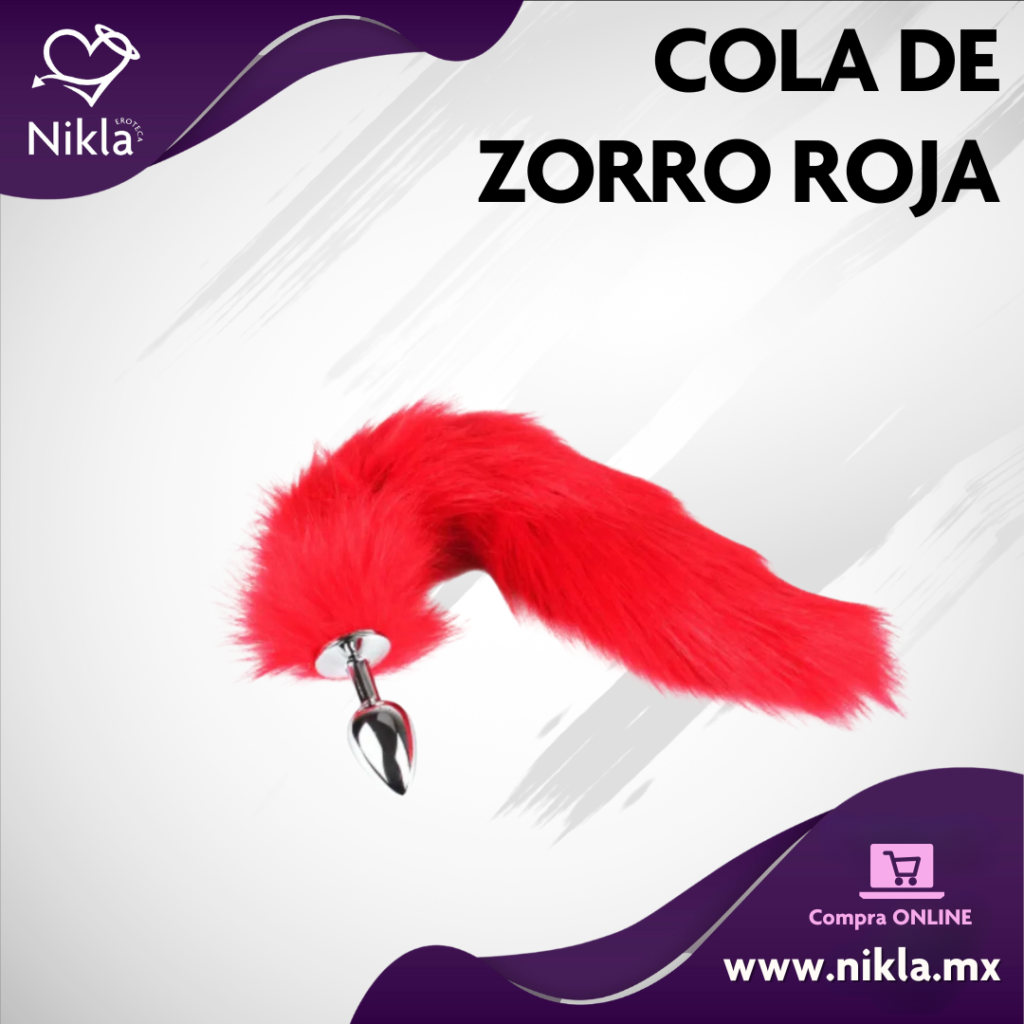 Cola de Zorro Roja – Nikla Eroteca – Sex Shop Online